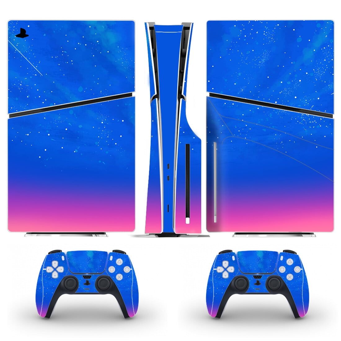 Full Body Vinyl Skin Stickers for PS5 Slim Disc Edition Console and ...