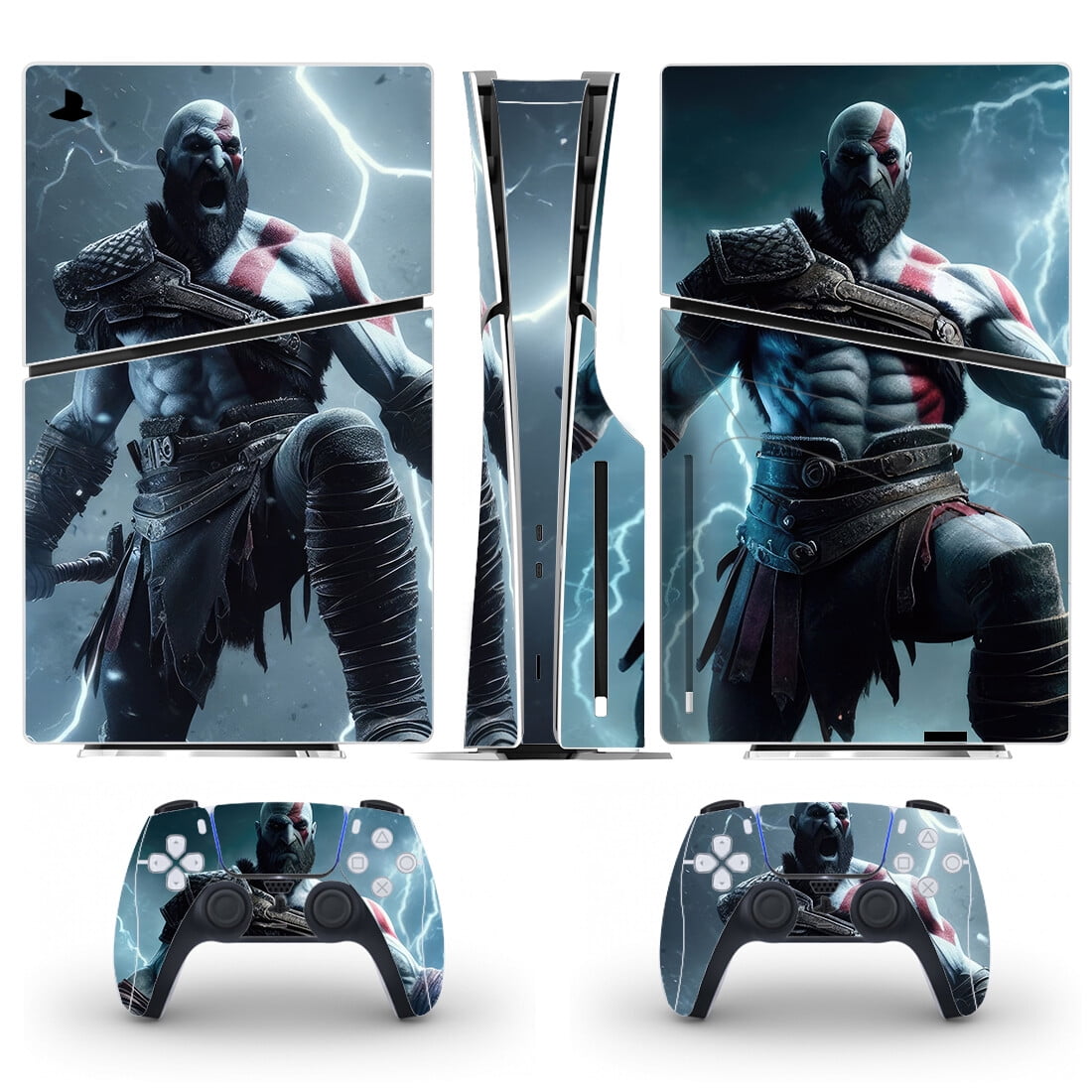 Full Body Vinyl Skin Stickers for PS5 Slim Disc Edition Console and ...