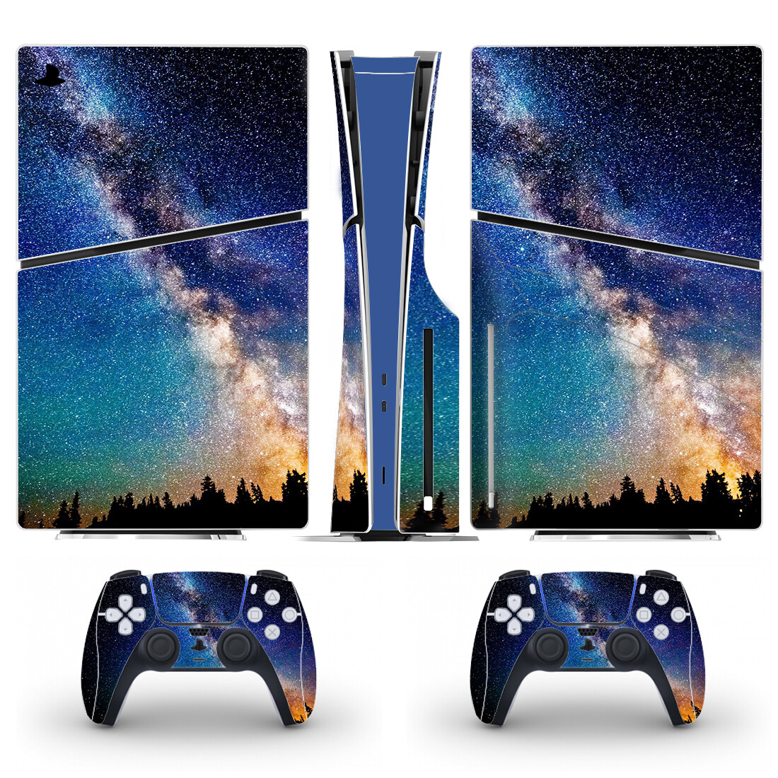 Full Body Vinyl Skin Stickers for PS5 Slim Disc Edition Console and ...
