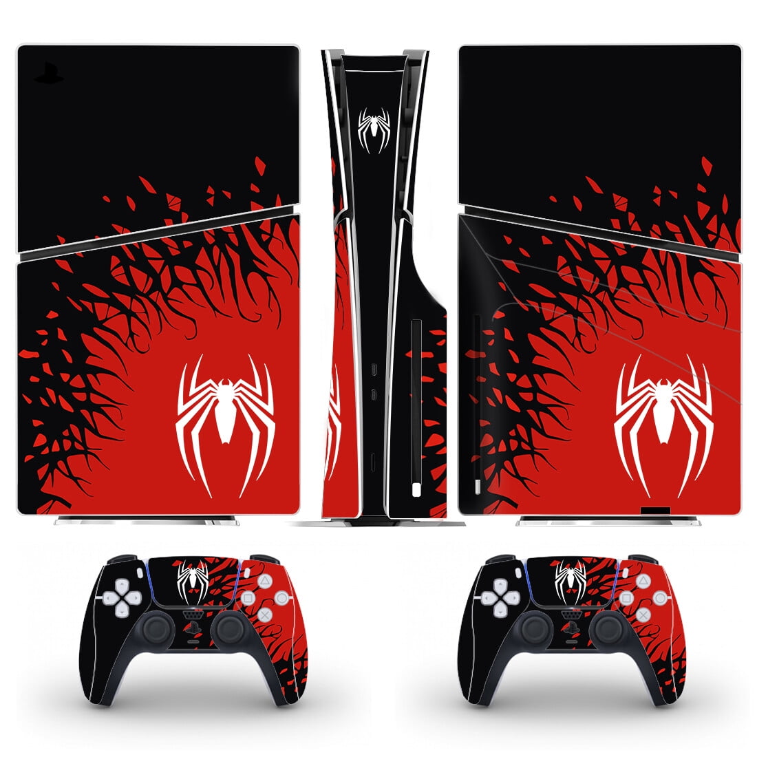 Full Body Vinyl Skin Stickers for PS5 Slim Disc Edition Console and ...