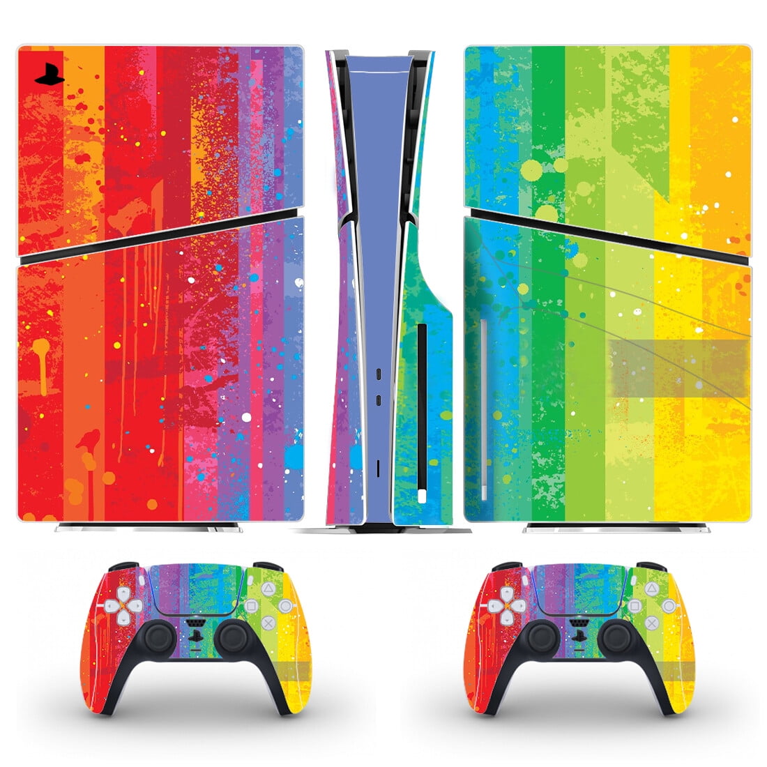 Full Body Vinyl Skin Stickers for PS5 Slim Disc Edition Console and ...