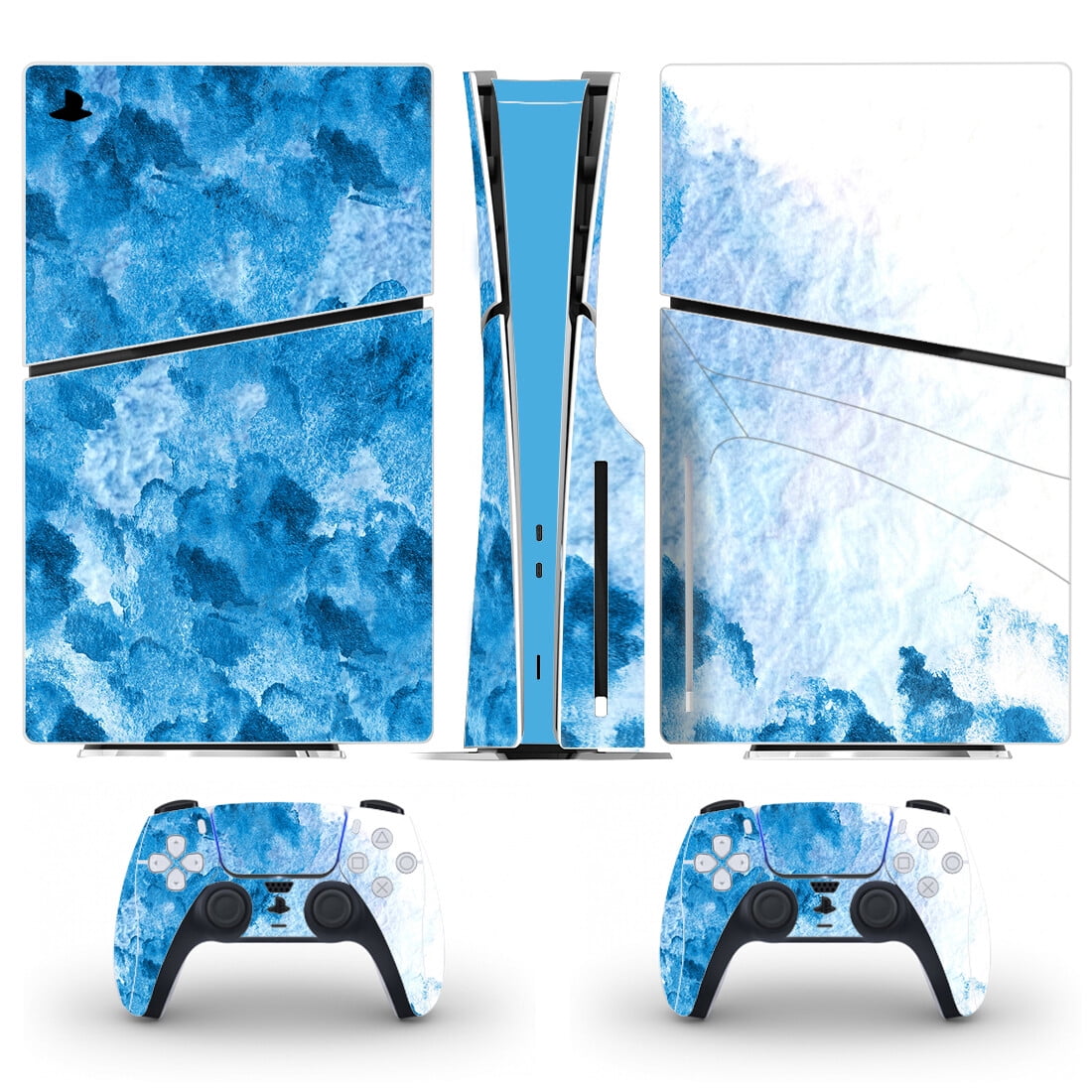 Full Body Vinyl Skin Stickers for PS5 Slim Disc Edition Console and ...