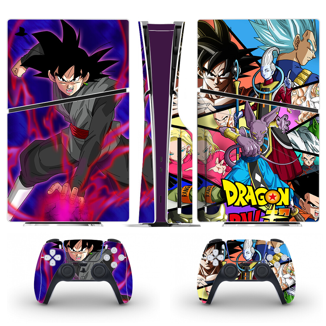 Full Body Vinyl Skin Stickers for PS5 Slim Disc Edition Console and ...