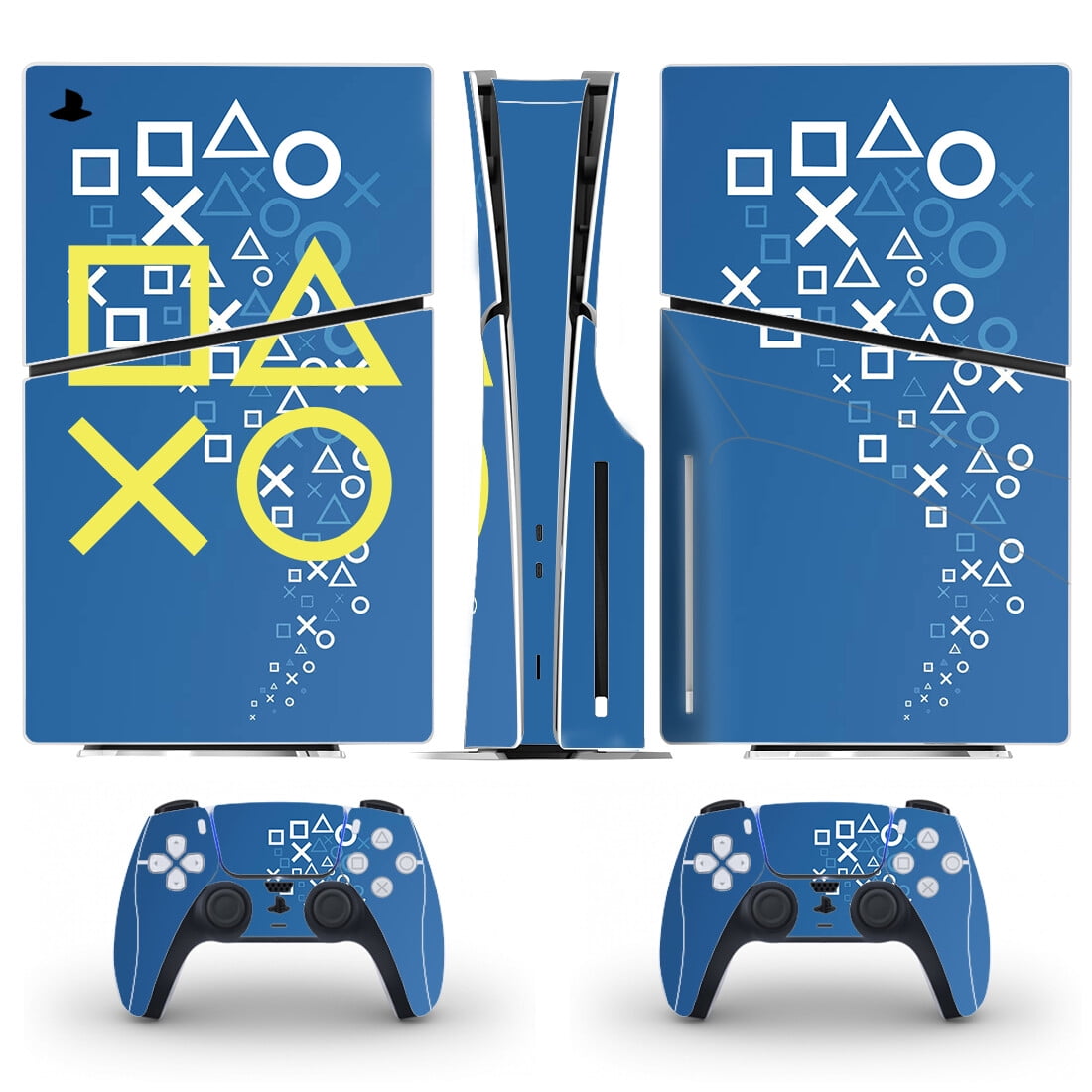 Full Body Vinyl Skin Stickers for PS5 Slim Disc Edition Console and ...