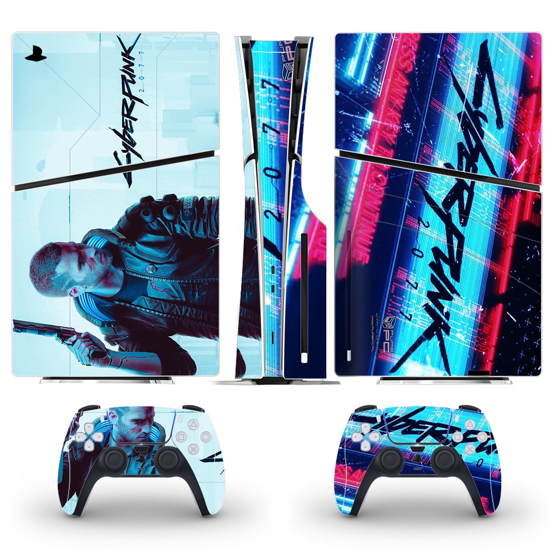 Full Body Vinyl Skin Stickers for PS5 Slim Disc Edition Console and ...