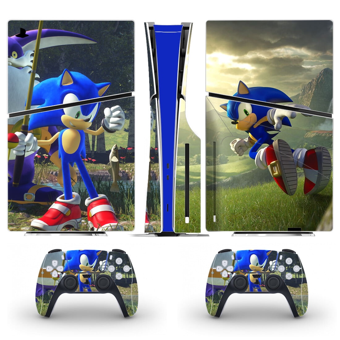 Full Body Vinyl Skin Stickers for PS5 Slim Disc Edition Console and ...