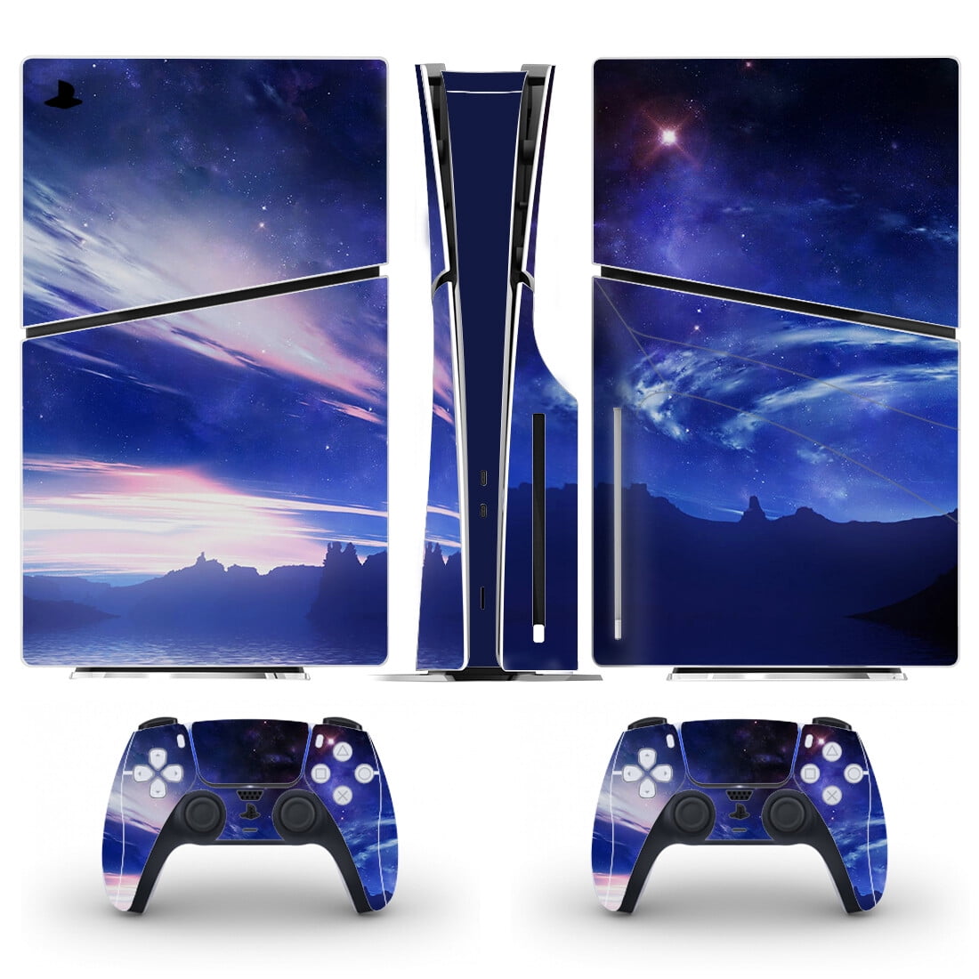 Full Body Vinyl Skin Stickers for PS5 Slim Disc Edition Console and ...