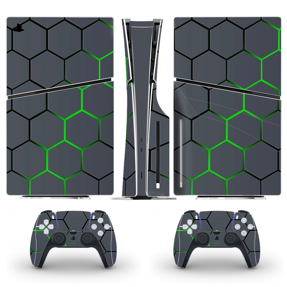 Full Body Vinyl Skin Stickers for PS5 Slim Disc Edition Console and ...