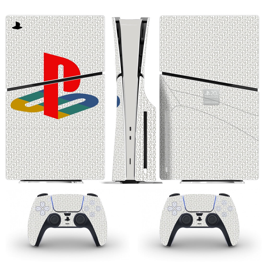 Full Body Vinyl Skin Stickers for PS5 Slim Disc Edition Console and ...