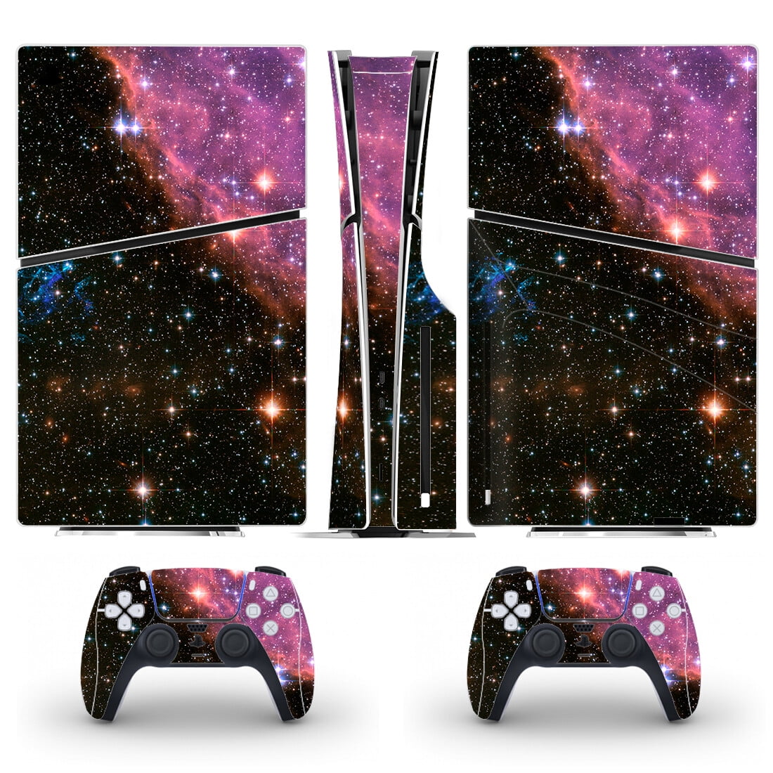 Full Body Vinyl Skin Stickers for PS5 Slim Disc Edition Console and ...