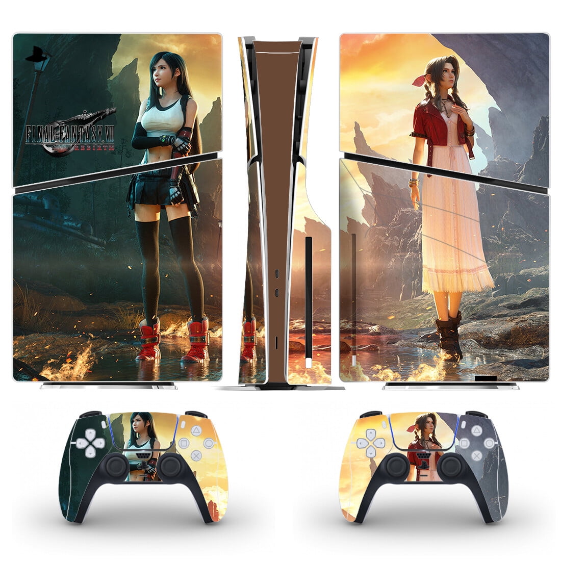 Full Body Vinyl Skin Stickers for PS5 Slim Disc Edition Console and ...