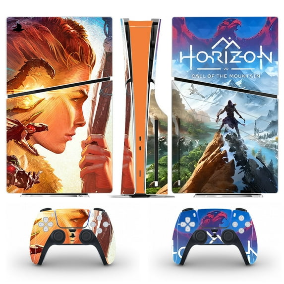 Full Body Vinyl Skin Stickers for PS5 Slim Disc Edition Console and ...