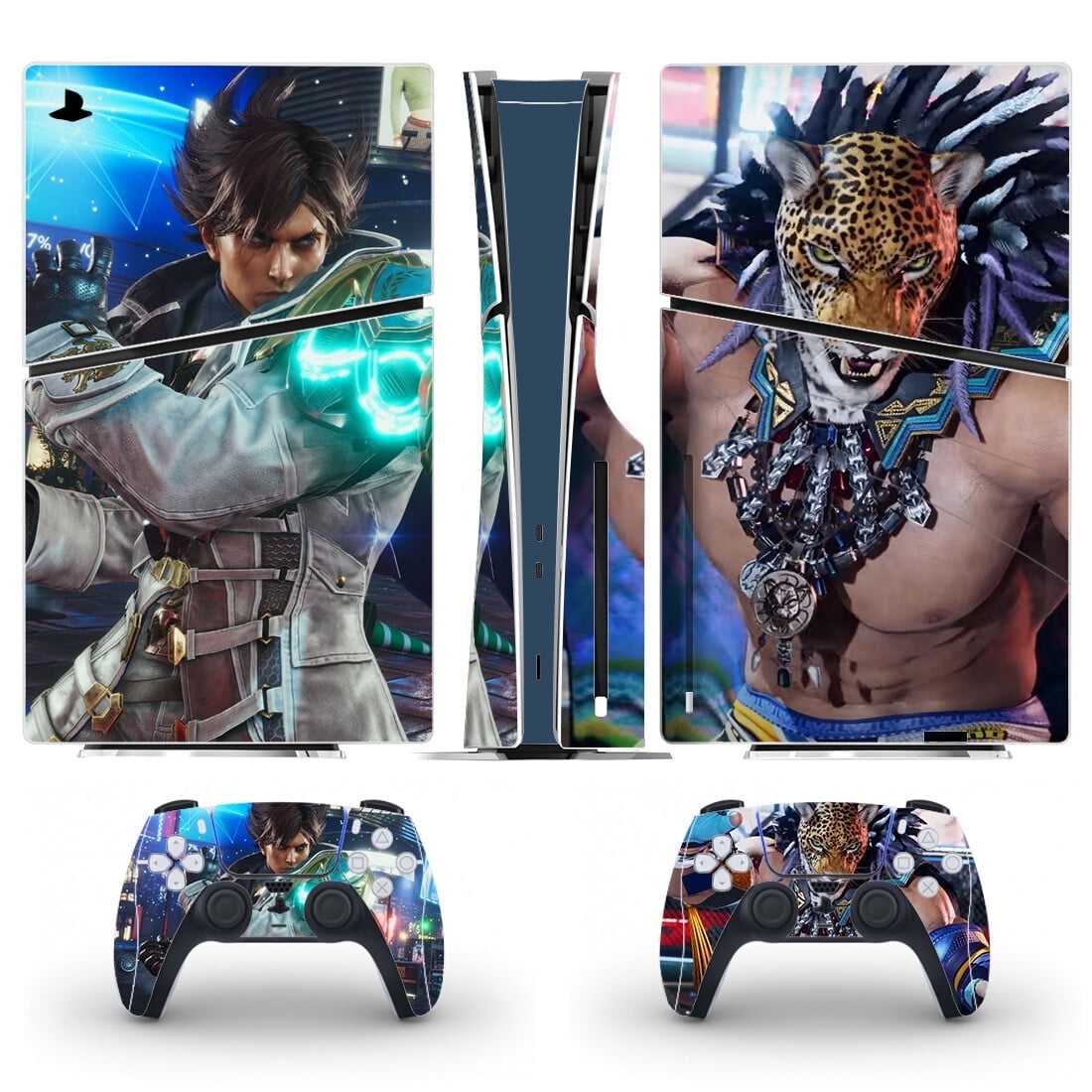 Full Body Vinyl Skin Stickers for PS5 Slim Disc Edition Console and ...
