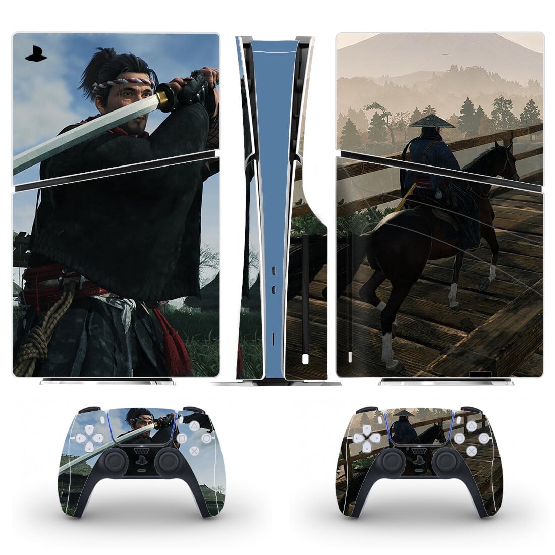 Full Body Vinyl Skin Stickers for PS5 Slim Disc Edition Console and ...