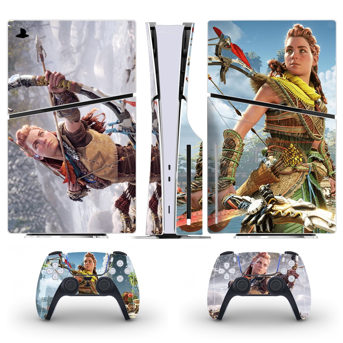 Full Body Vinyl Skin Stickers for PS5 Slim Disc Edition Console and ...