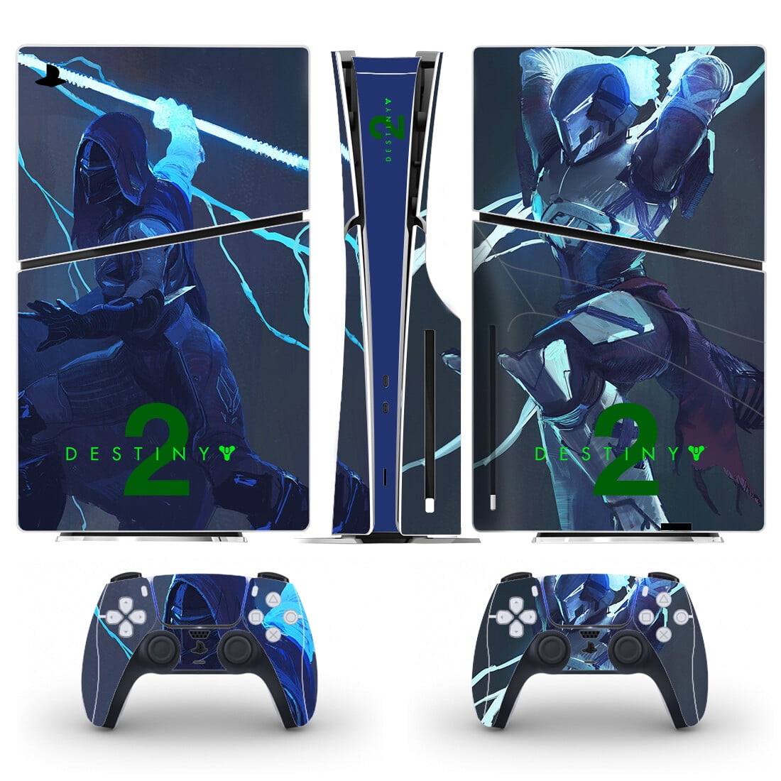 Full Body Vinyl Skin Stickers for PS5 Slim Disc Edition Console and ...