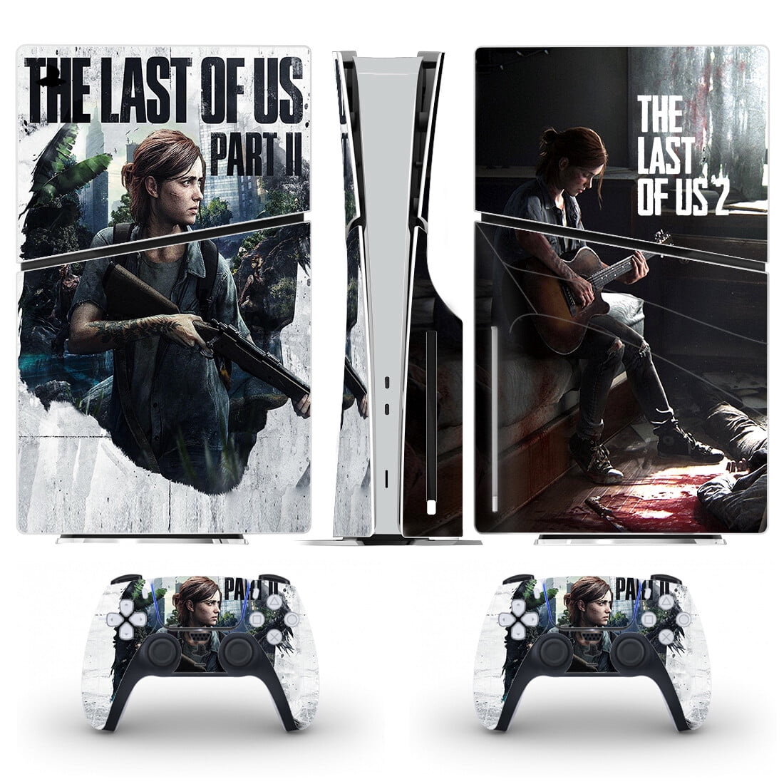 Full Body Vinyl Skin Stickers for PS5 Slim Disc Edition Console and ...