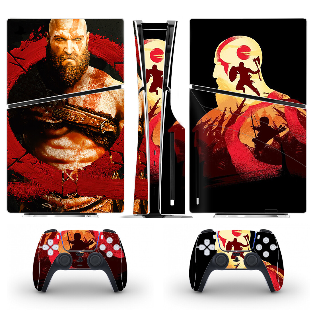 Full Body Vinyl Skin Stickers for PS5 Slim Disc Edition Console and ...