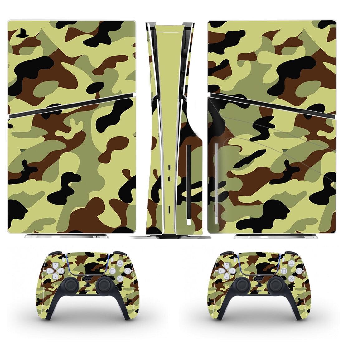 Full Body Vinyl Skin Stickers for PS5 Slim Disc Edition Console and ...
