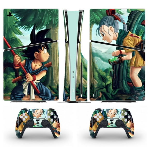 Full Body Vinyl Skin Stickers for PS5 Slim Disc Edition Console and ...