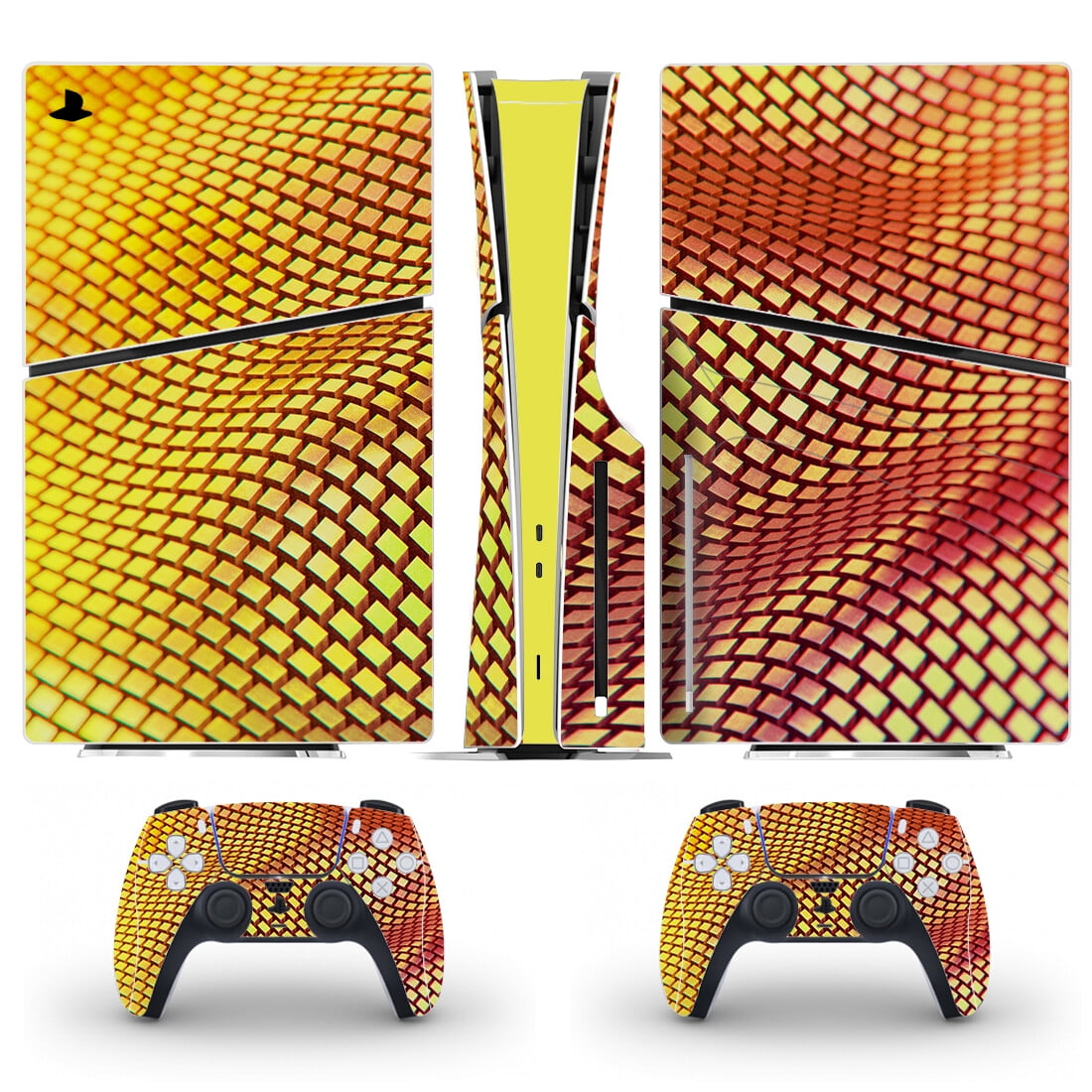Full Body Vinyl Skin Stickers for PS5 Slim Disc Edition Console and ...