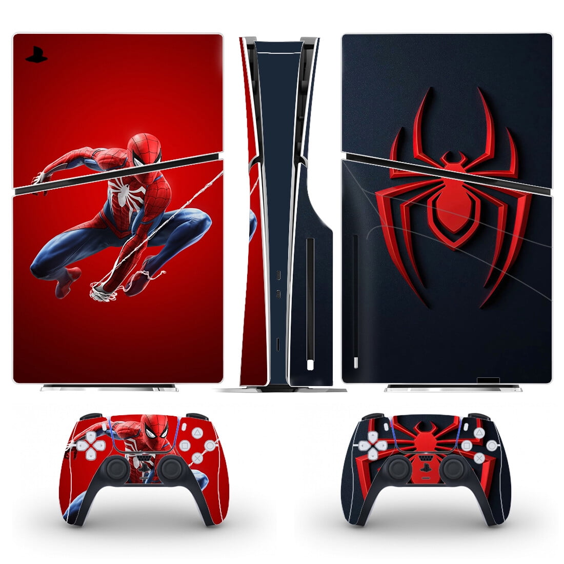 Full Body Vinyl Skin Stickers for PS5 Slim Disc Edition Console and ...
