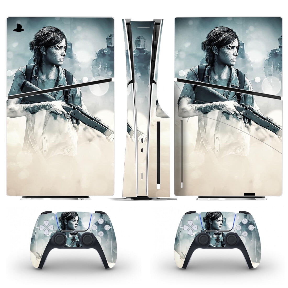 Full Body Vinyl Skin Stickers for PS5 Slim Disc Edition Console and ...