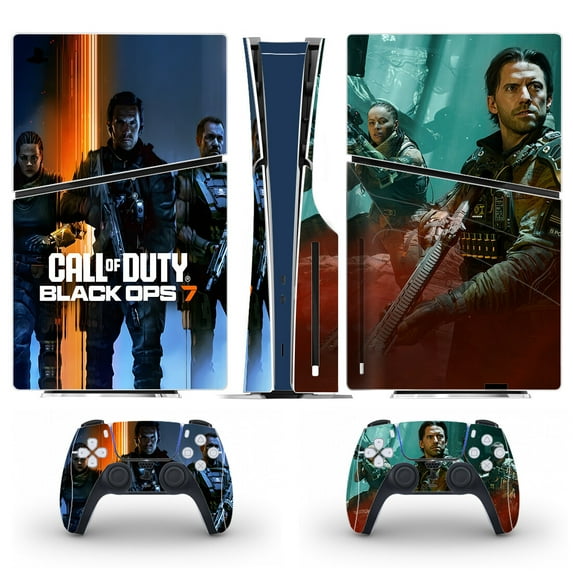 Full Body Vinyl Skin Stickers for PS5 Slim Disc Edition Console and ...