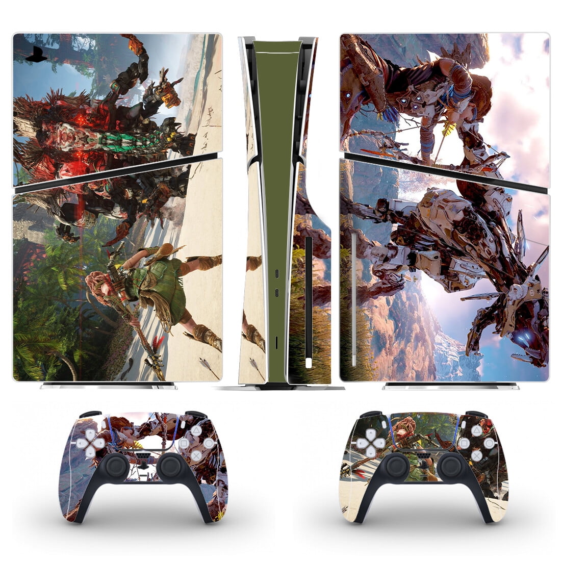 Full Body Vinyl Skin Stickers for PS5 Slim Disc Edition Console and ...