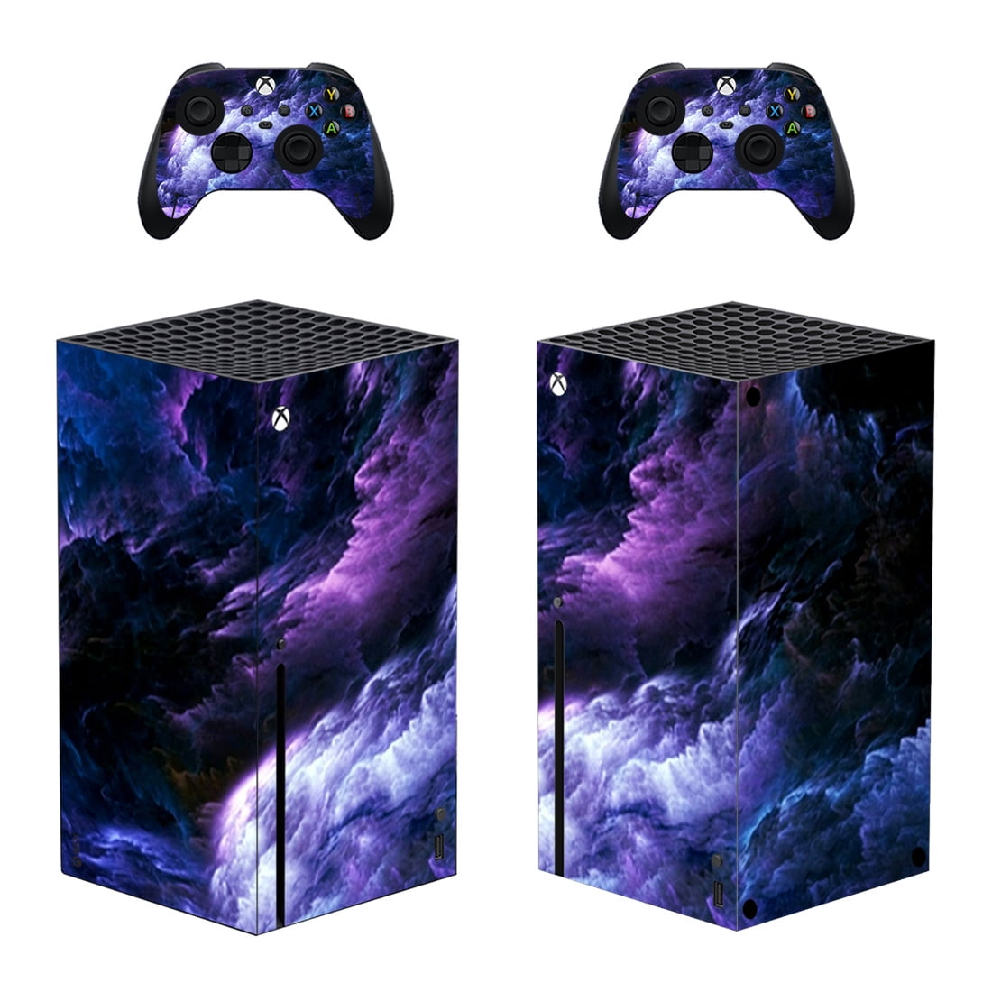 Full Body Vinyl Skin Stickers for Xbox Series X Console and Controllers ...