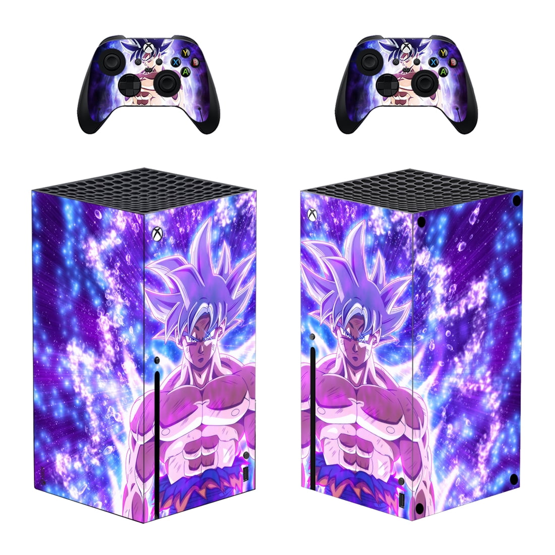 Full Body Vinyl Skin Stickers for Xbox Series X Console and Controllers ...