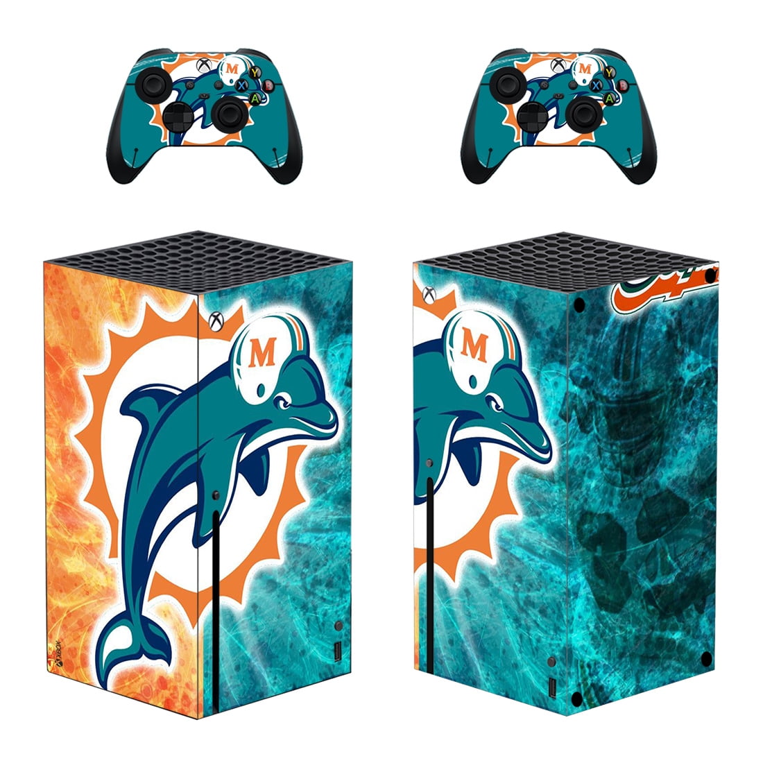Full Body Vinyl Skin Stickers for Xbox Series X Console and Controllers ...