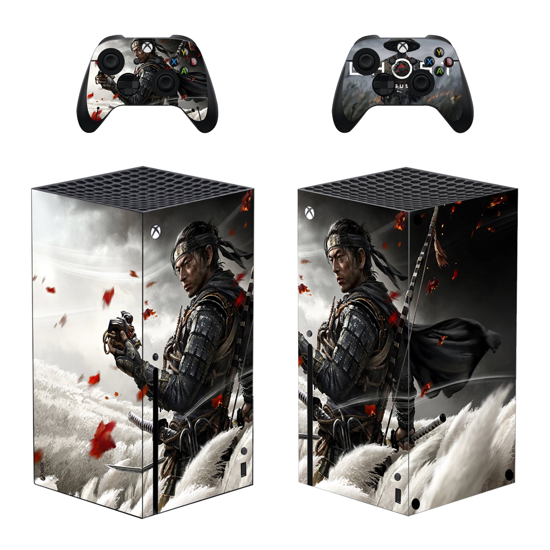 Full Body Vinyl Skin Stickers for Xbox Series X Console and Controllers ...