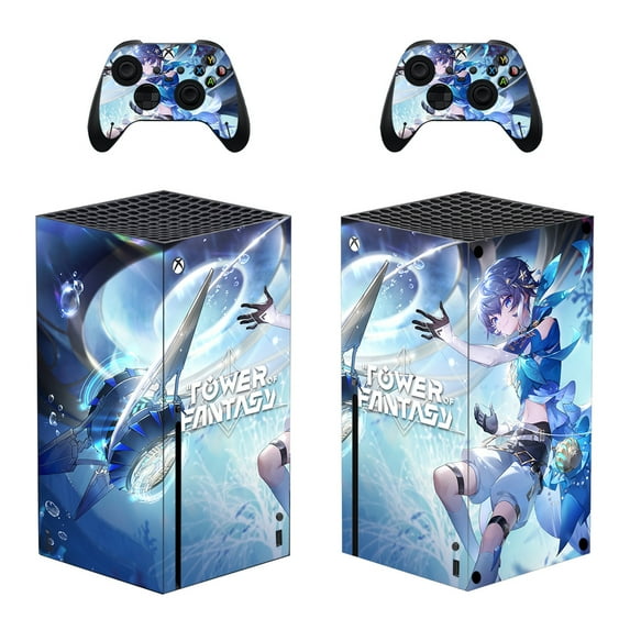 Full Body Vinyl Skin Stickers for Xbox Series X Console and Controllers ...