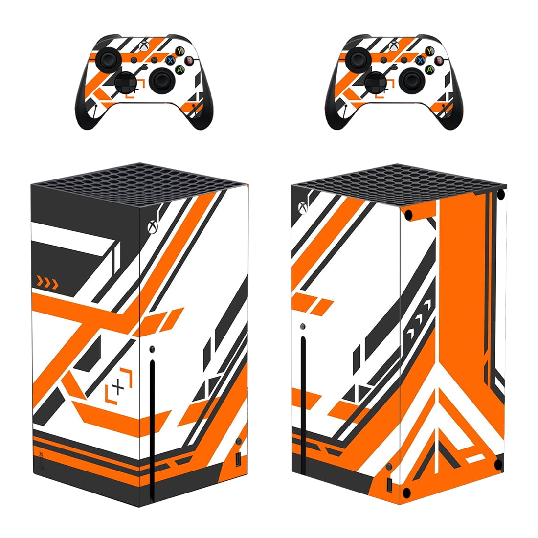 Full Body Vinyl Skin Stickers for Xbox Series X Console and Controllers ...