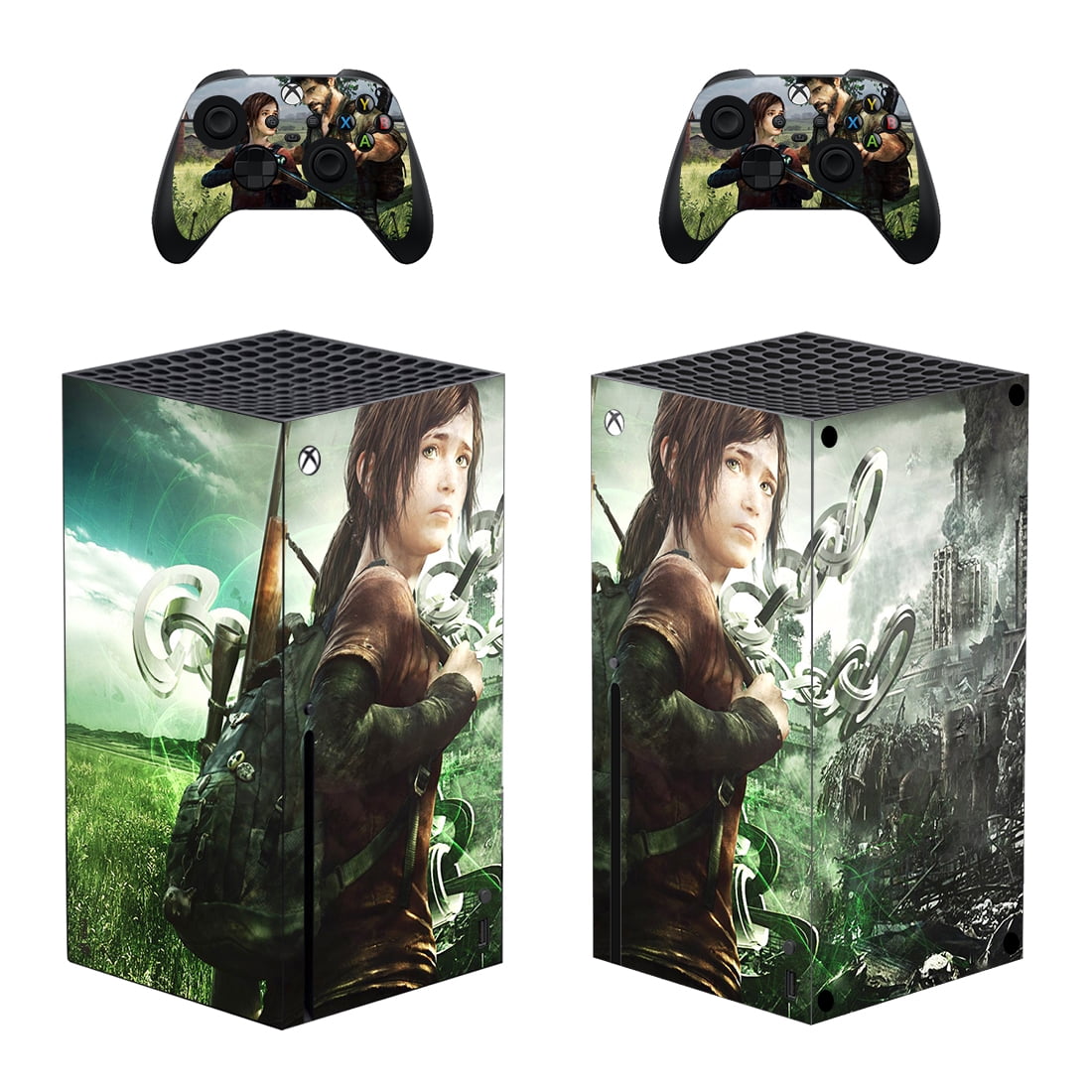 Full Body Vinyl Skin Stickers for Xbox Series X Console and Controllers ...