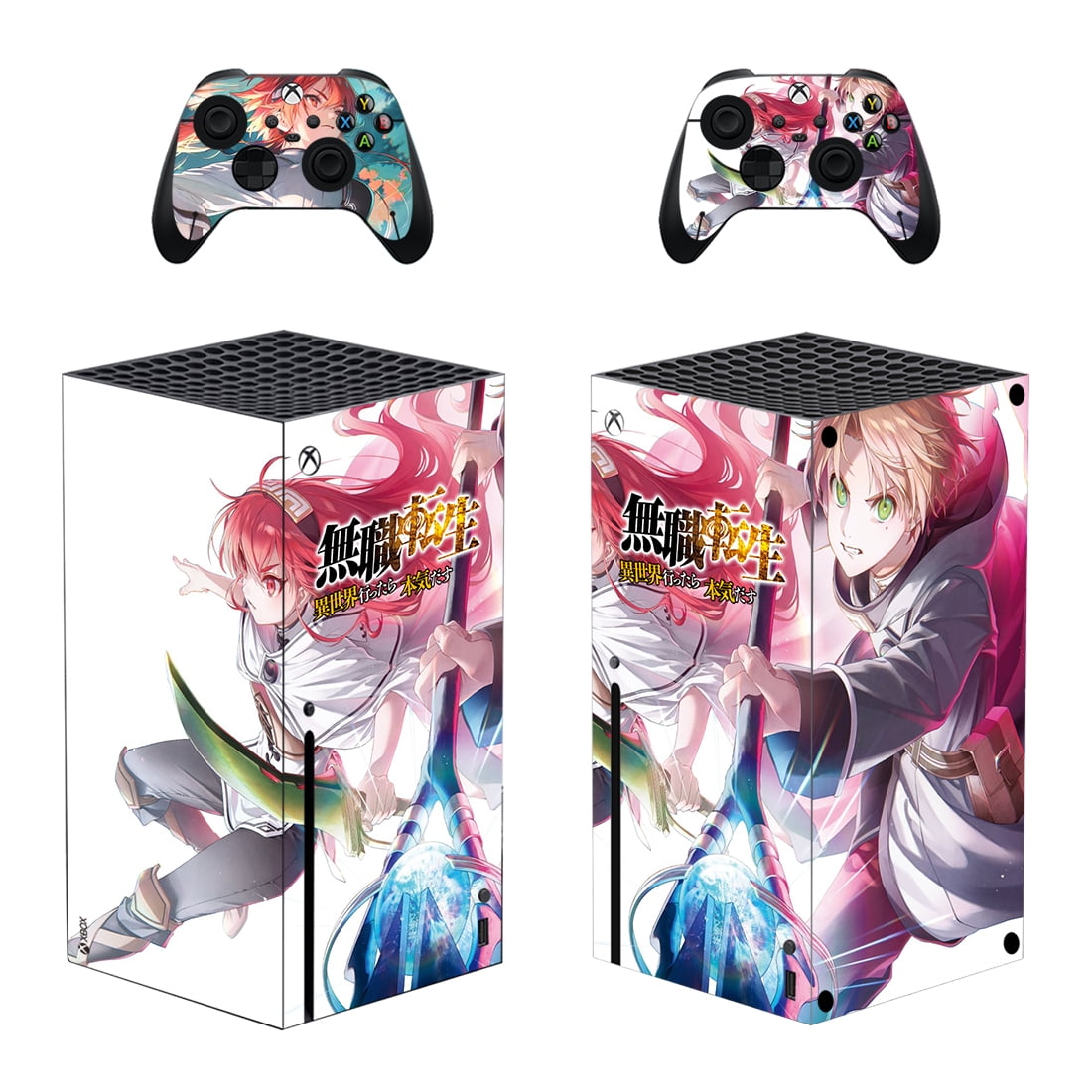 Full Body Vinyl Skin Stickers for Xbox Series X Console and Controllers ...