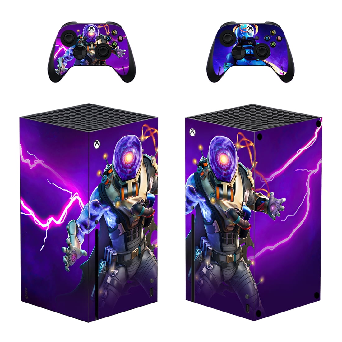 Full Body Vinyl Skin Stickers for Xbox Series X Console and Controllers ...