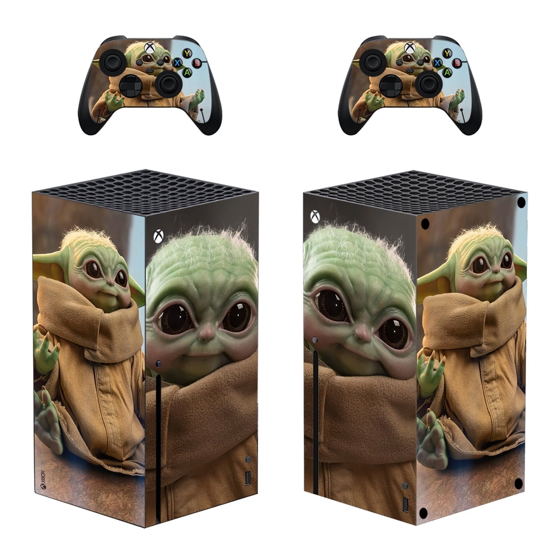 Full Body Vinyl Skin Stickers for Xbox Series X Console and Controllers ...