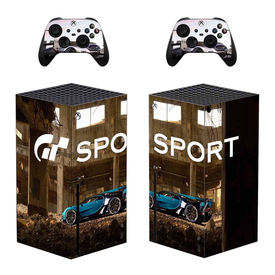 Full Body Vinyl Skin Stickers for Xbox Series X Console and Controllers ...