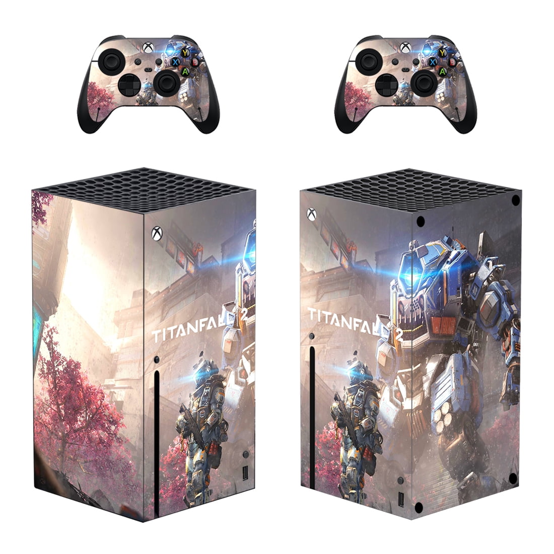 Full Body Vinyl Skin Stickers for Xbox Series X Console and Controllers ...