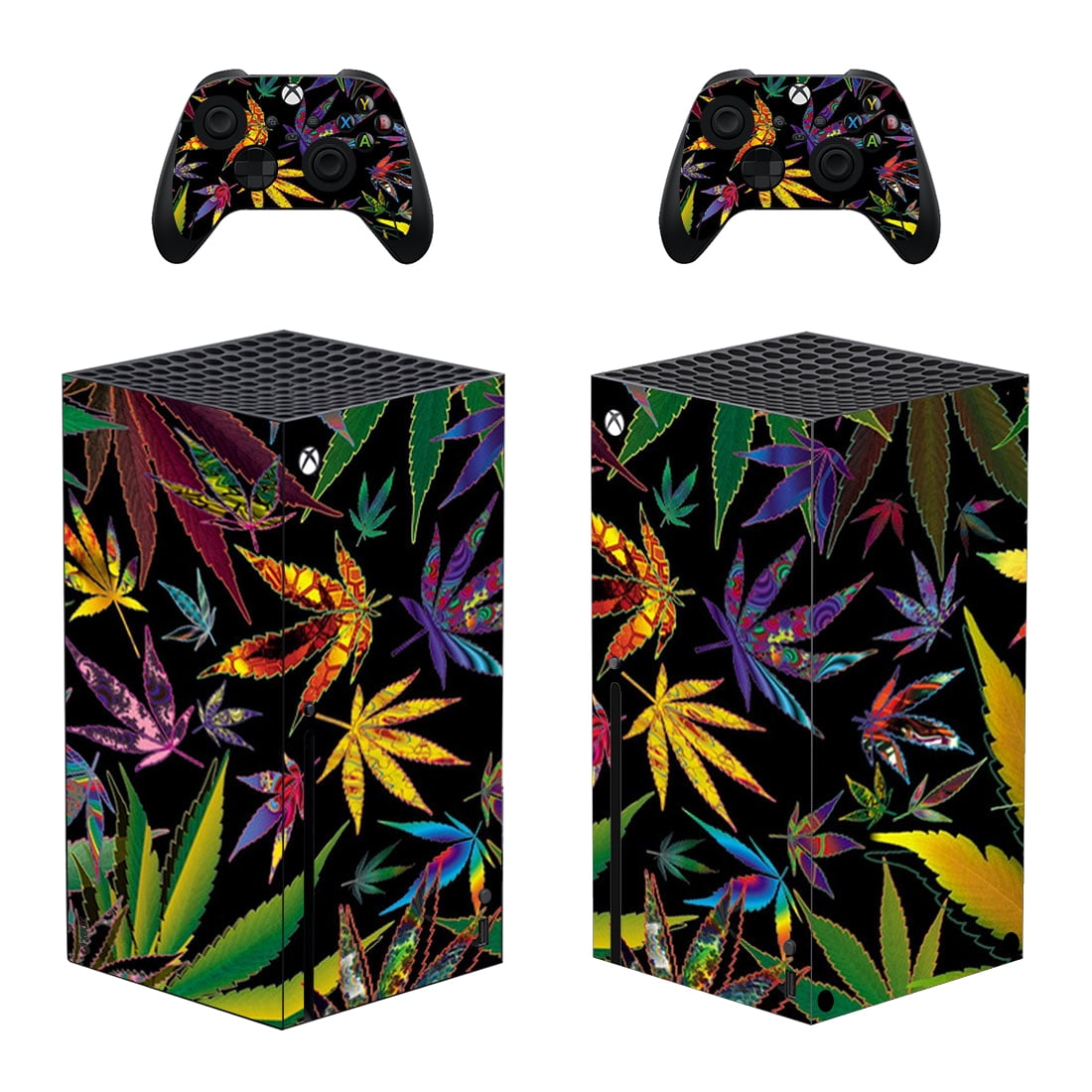 Full Body Vinyl Skin Stickers for Xbox Series X Console and Controllers ...