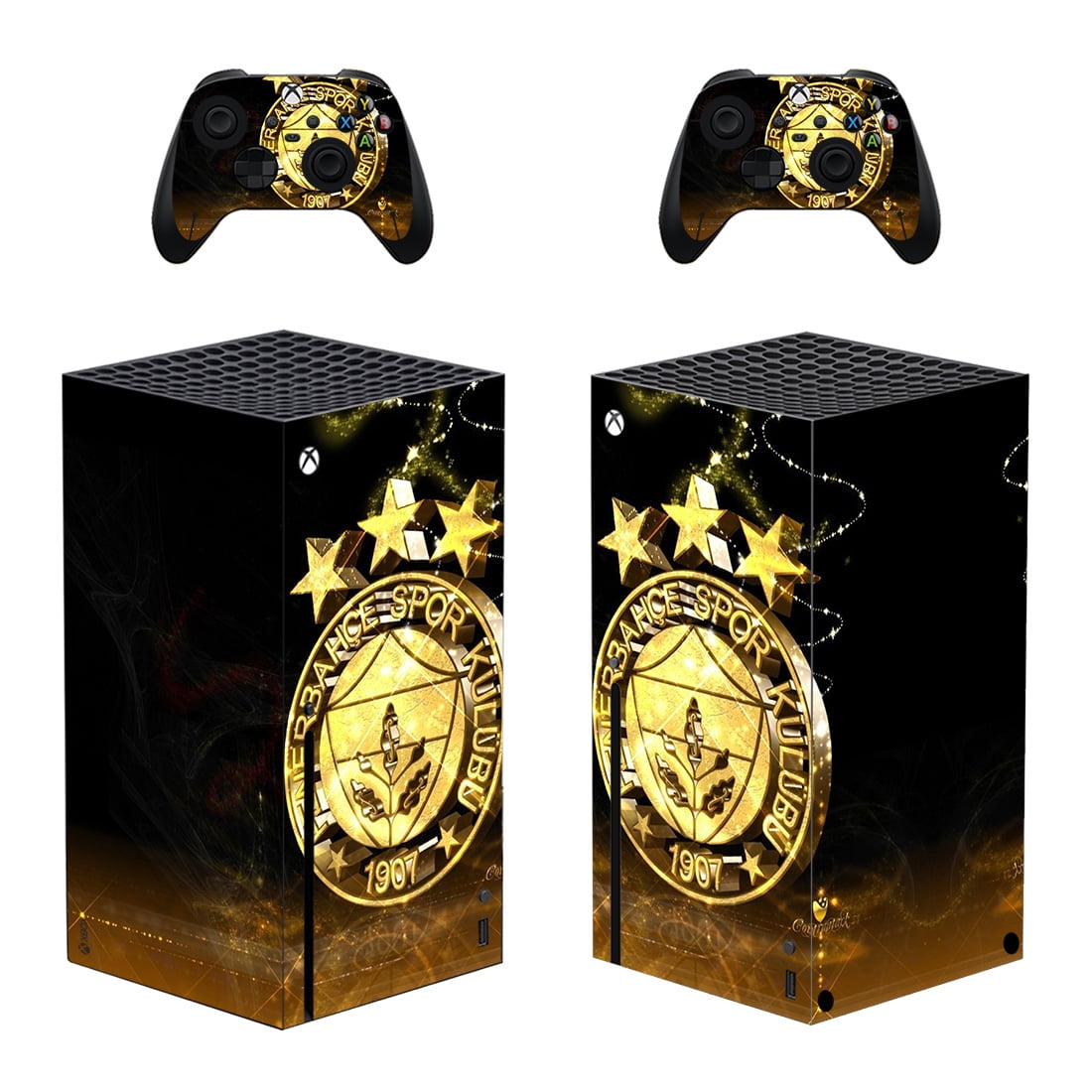 Full Body Vinyl Skin Stickers for Xbox Series X Console and Controllers ...