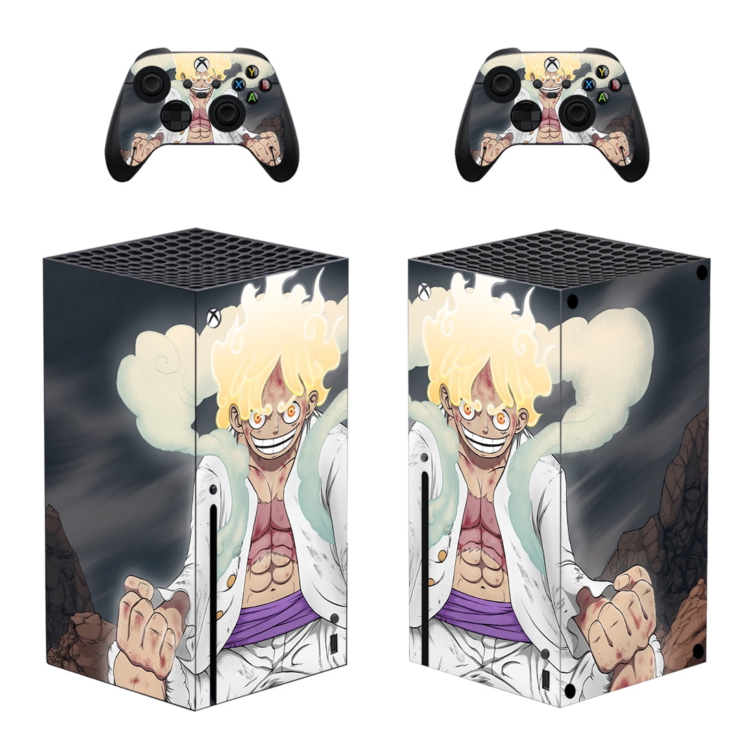 Full Body Vinyl Skin Stickers for Xbox Series X Console and Controllers ...
