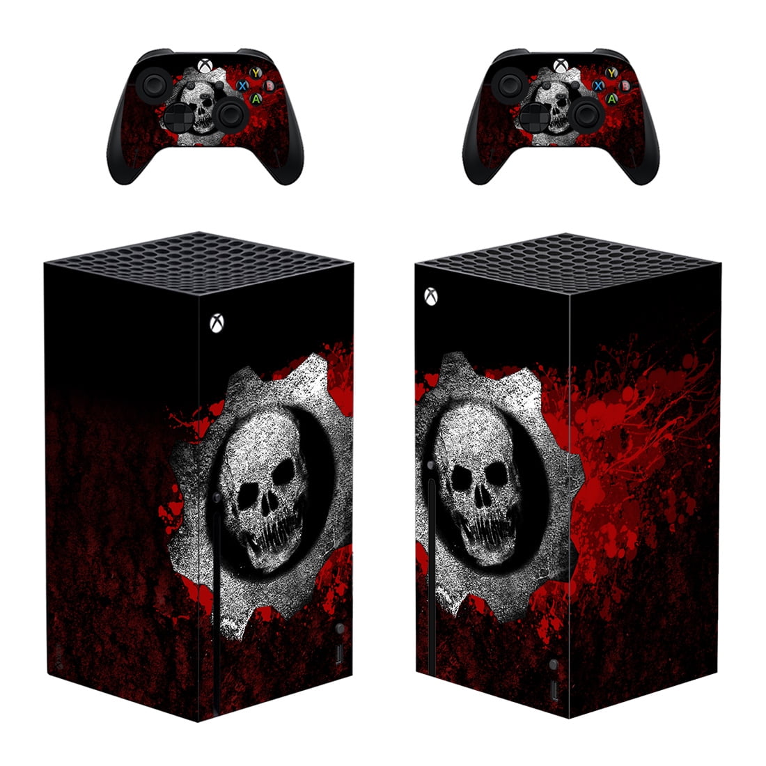 Full Body Vinyl Skin Stickers for Xbox Series X Console and Controllers ...