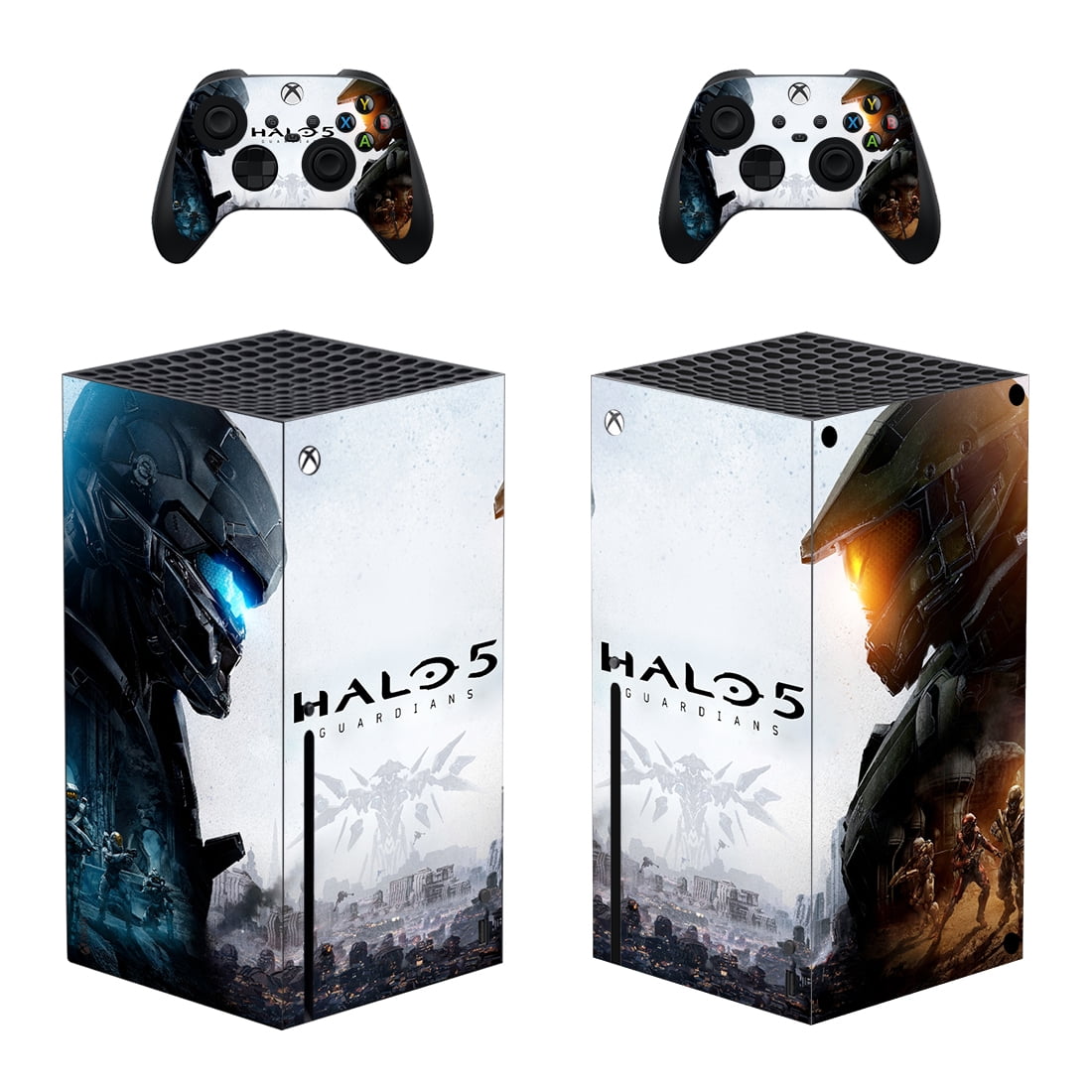 Full Body Vinyl Skin Stickers for Xbox Series X Console and Controllers ...
