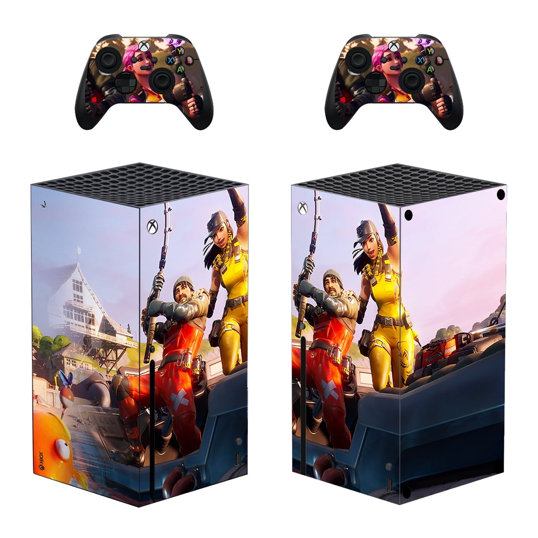 Full Body Vinyl Skin Stickers for Xbox Series X Console and Controllers ...
