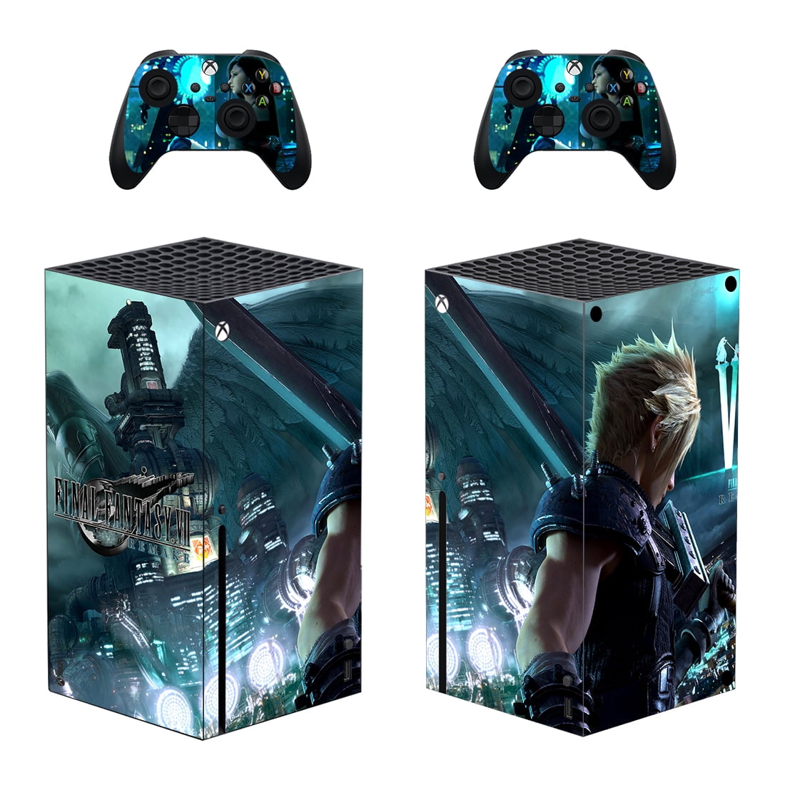 Full Body Vinyl Skin Stickers for Xbox Series X Console and Controllers ...