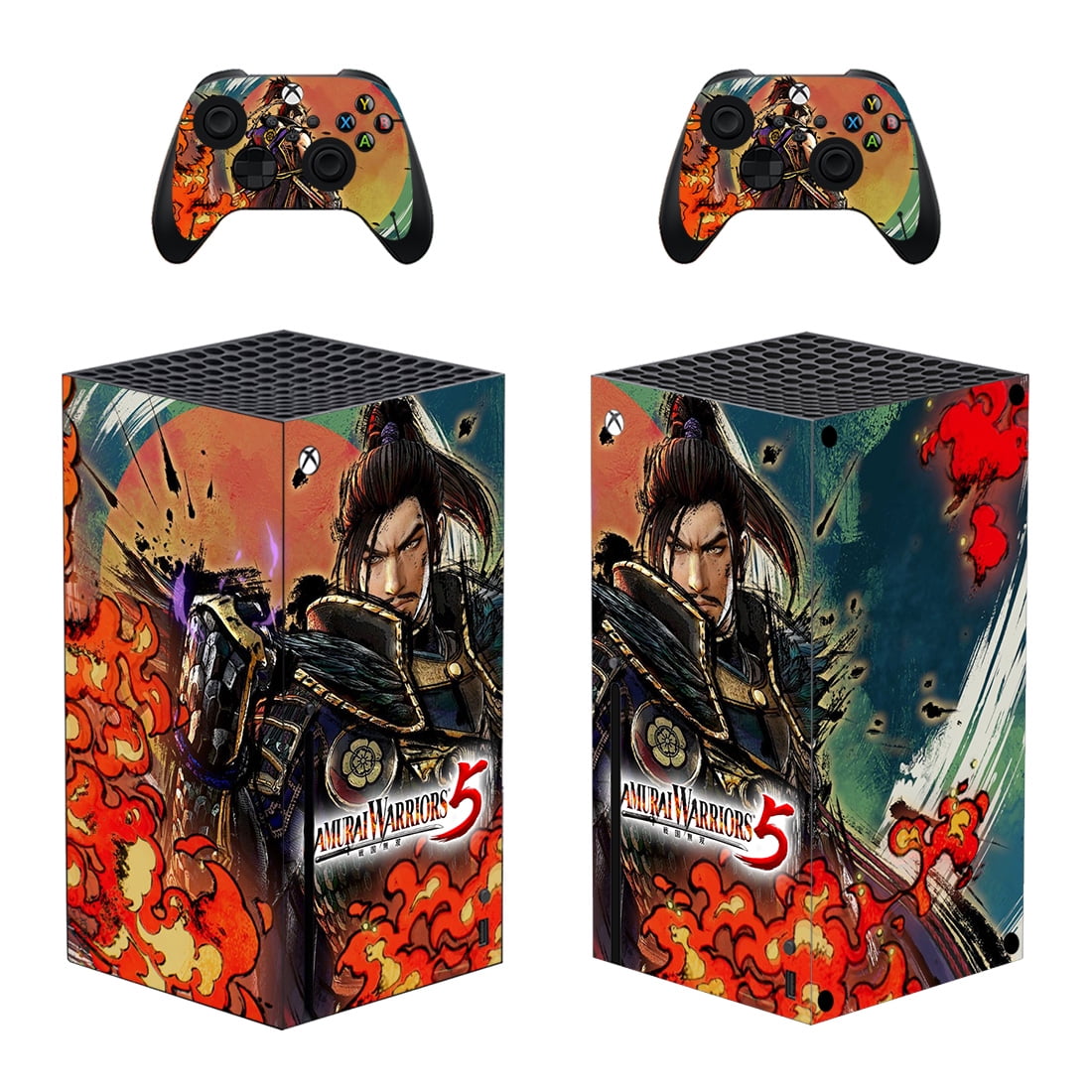 Full Body Vinyl Skin Stickers for Xbox Series X Console and Controllers ...