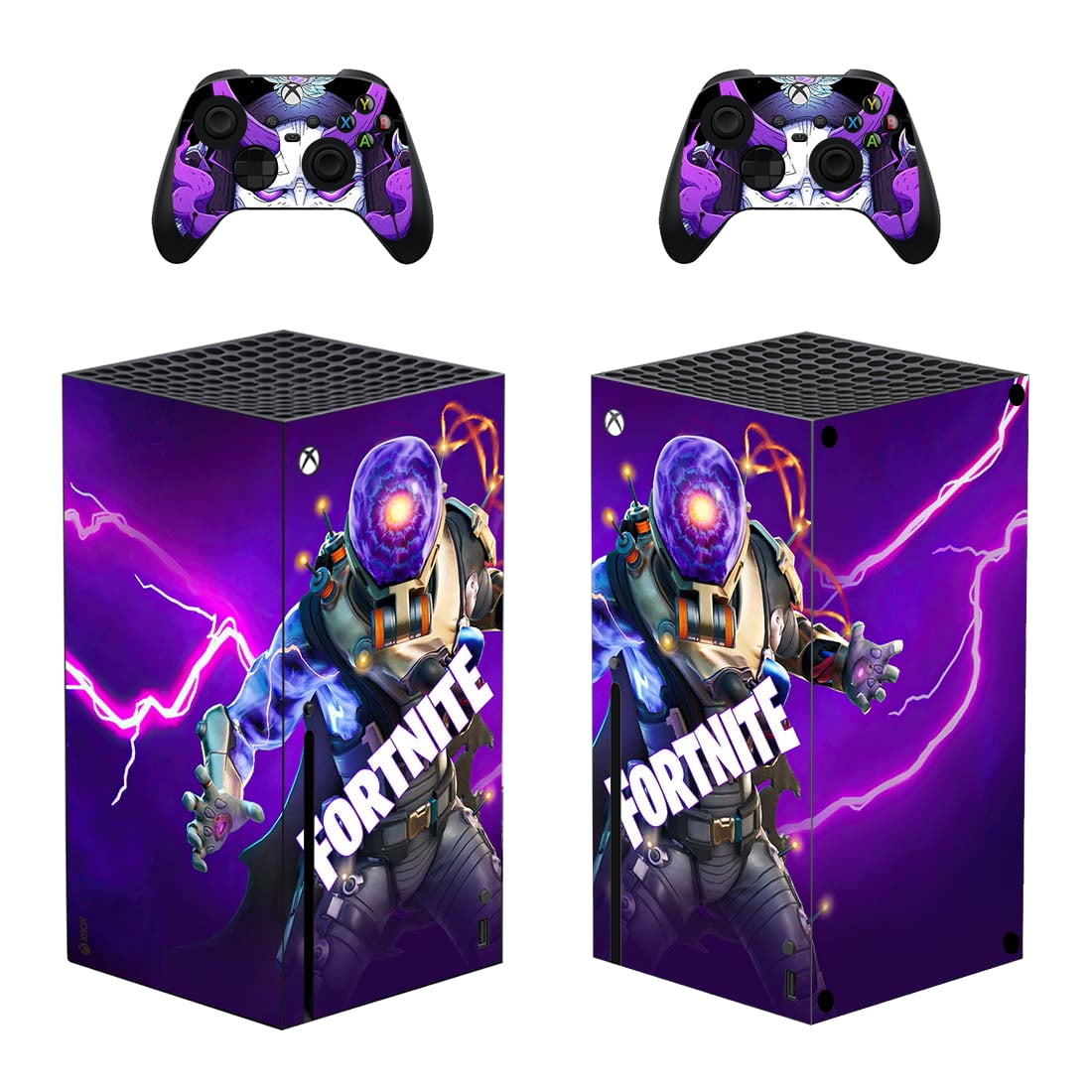 Full Body Vinyl Skin Stickers for Xbox Series X Console and Controllers ...
